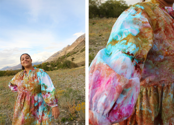 Easy as Dye: How to Use Ice (Yes, Ice) to Refashion a Thrifted Dress ...