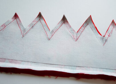 Crowning Glory: How to Craft a Reusable Fabric Christmas Crown ...